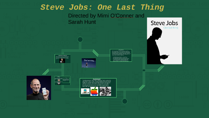 Steve Jobs: One Last Thing by Joe Stoeckle