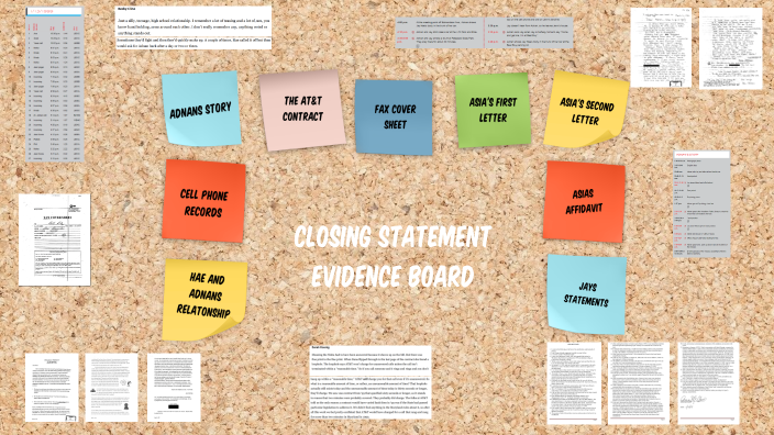 Serial Evidence Board by Sarah Richardson on Prezi