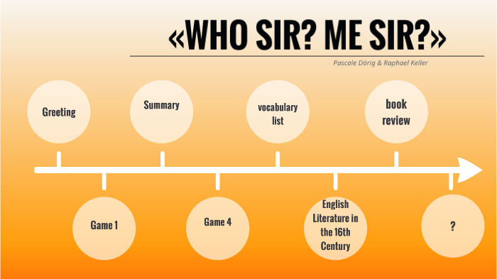 Who, Sir? Me, Sir? by Raphael Keller on Prezi