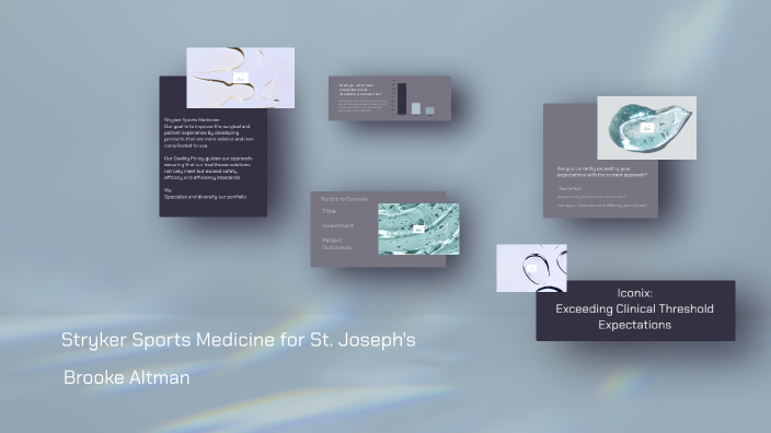 Stryker Sports Medicine for St. Joseph's by Brooke Altman on Prezi