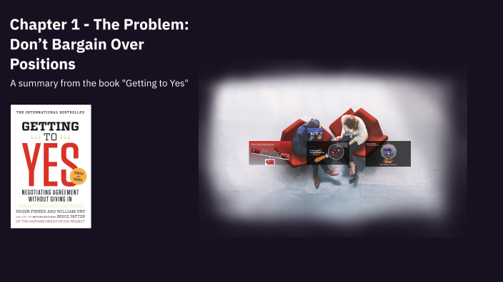Getting to Yes – Chapter 1: Don’t Bargain Over Positions by Charles Ong ...