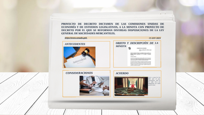 PROVECTO DE DECRETO DICTAMEN DE LAS COMISIONES UNIDAS DE ECONOMÍA Y DE ...