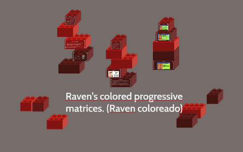 Raven's colored progressive matrices. (Raven coloreado) by Alex Moran ...