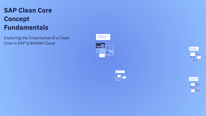 SAP Clean Core Concept Fundamentals by Igor Cancarevic on Prezi