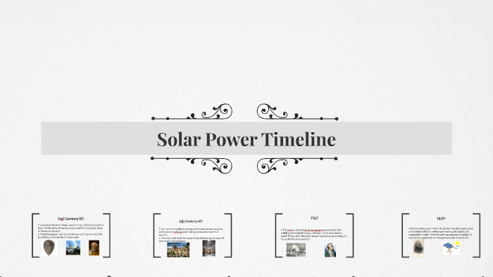 Solar Power Timeline by Moey Ramz on Prezi