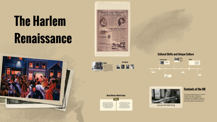 The Harlem Renaissance by Elijah Todd on Prezi