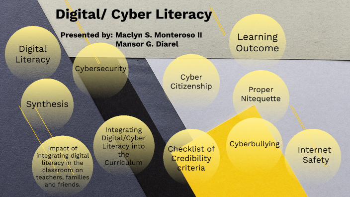 Module 9: Digital/Cyber Literacy by Maclyn Monteroso II on Prezi