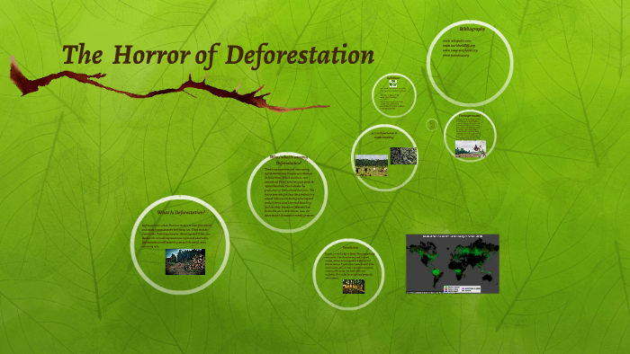 The Horror of Deforestation by Mitch Bishop