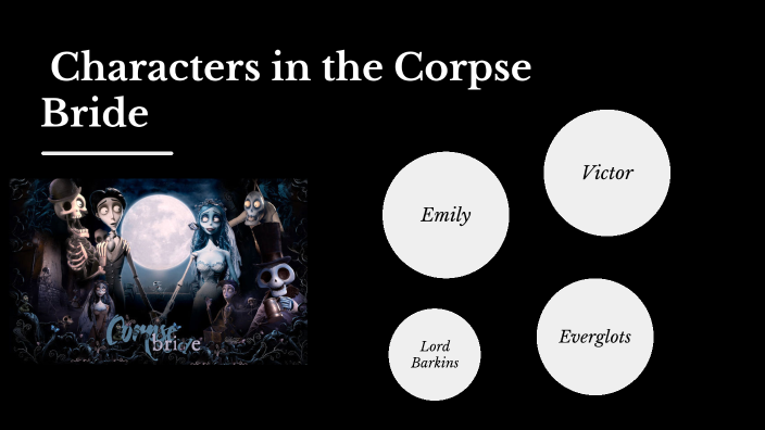Characters in the Corpse Bride by Marc o on Prezi