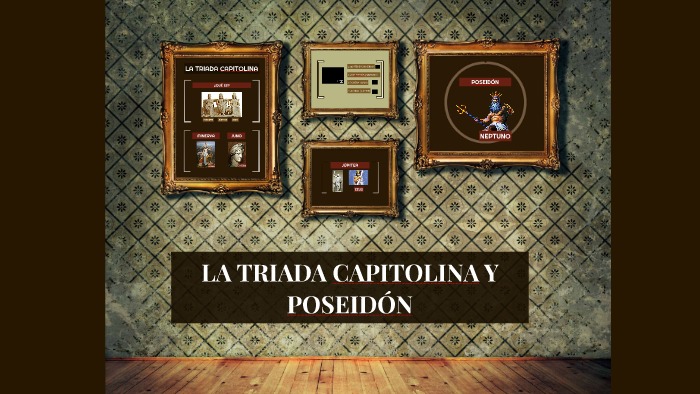 TRIADA CAPITOLINA Y POSEIDÓN by Melanie Caicedo