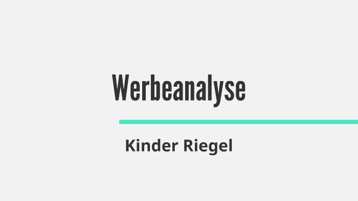 Werbeanalyse by Furkan Yildirim on Prezi