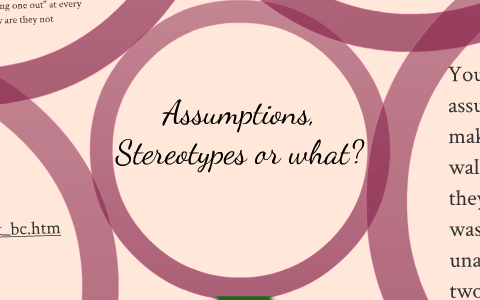 Assumptions, Stereotypes or what? by Elisa Townsend on Prezi
