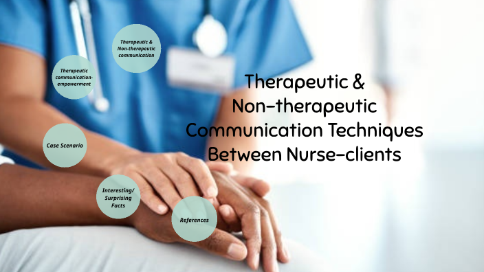 Therapeutic & Non-therapeutic Communication Techniques Between Nurse ...