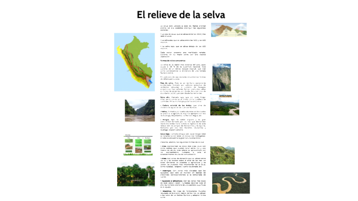 El relieve de la selva by Daniel Perea Vivanco on Prezi