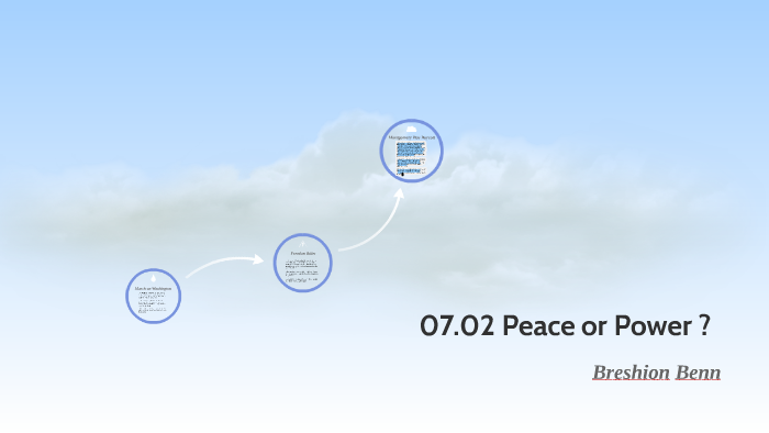 March on Washington by Breshion Benn on Prezi