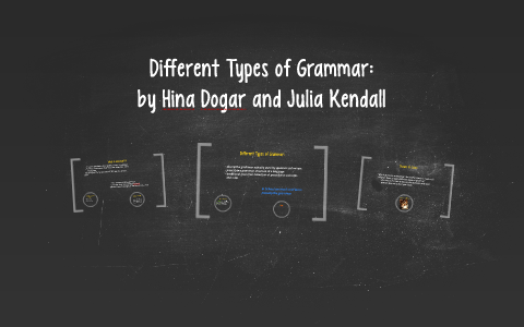 Different Types of Grammar: by Julia Janine on Prezi