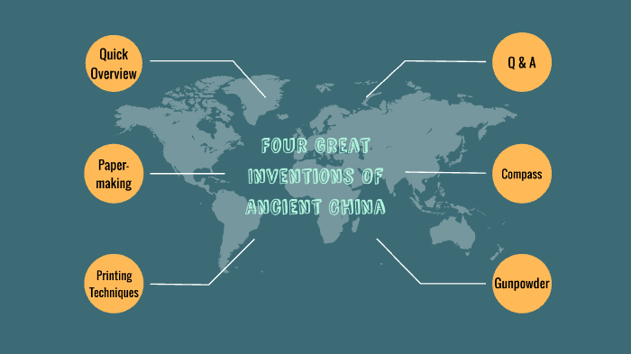 The Four Great Inventions Of Ancient China by An Le on Prezi