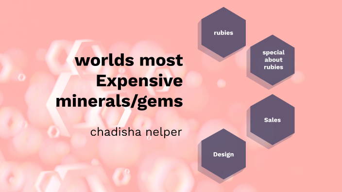 World’s most expensive minerals / gems by Chadisha Nelper on Prezi