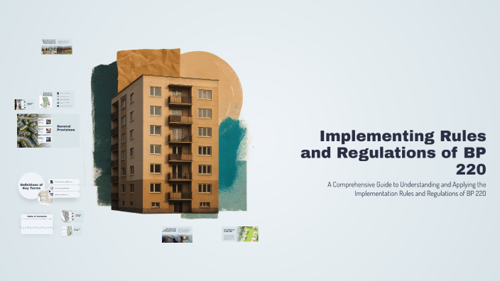 Implementing Rules and Regulations of BP 220 by Francis Ryan Silva on Prezi
