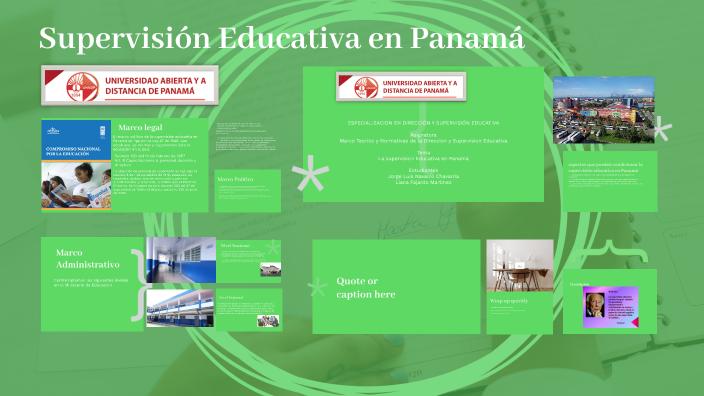 La Supervisión Educativa en Panamá by Liana Fajardo on Prezi