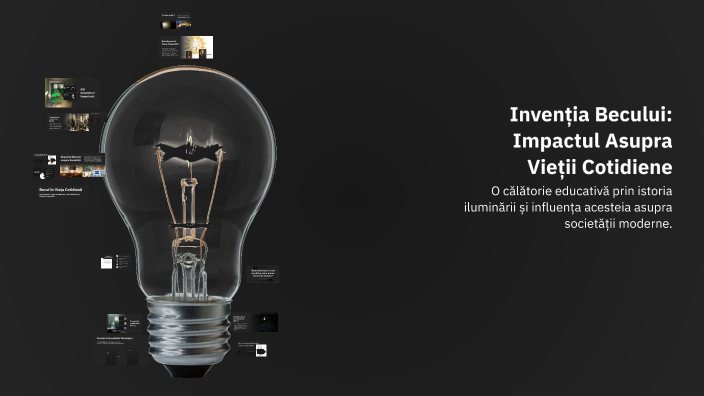 Invenția Becului: Impactul Asupra Vieții Cotidiene by George Buster on ...