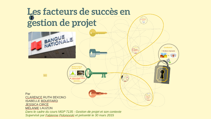 Les facteurs de succès by Jessica Circé on Prezi