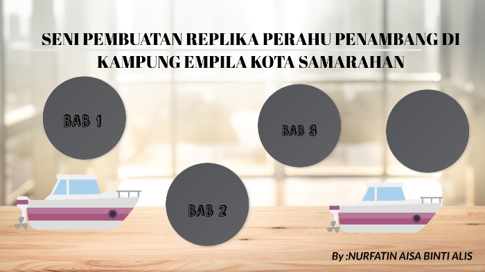 SENI PEMBUATAN REPLIKA PERAHU PENAMBANG TRADISIONAL DI KAMPUNG EMPILA ...