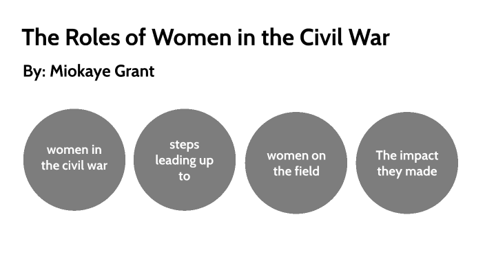 The Roles of Women in the Civil War by miokaye grant on Prezi