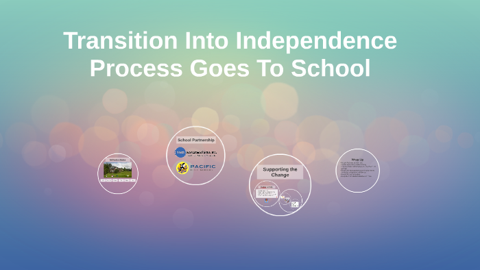 Implementing Transiton Into Independance Process in the Scho by Jessica ...
