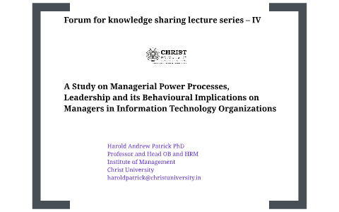 Harold Andrew Patrick PhD by Harold Patrick on Prezi