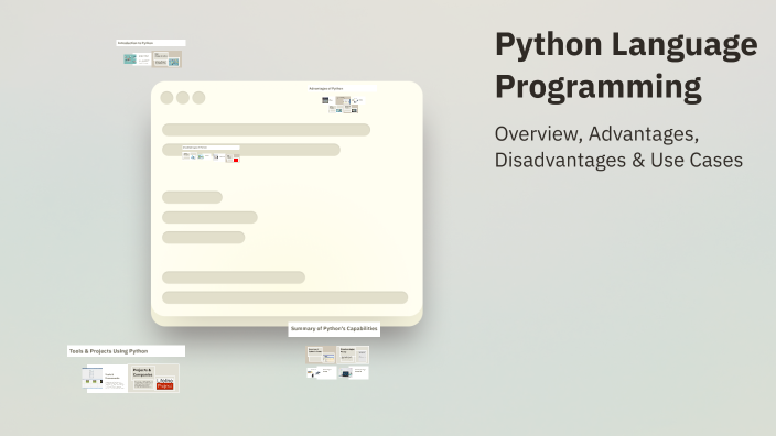 Python Language Programming by jairo arturo vargas vasquez on Prezi