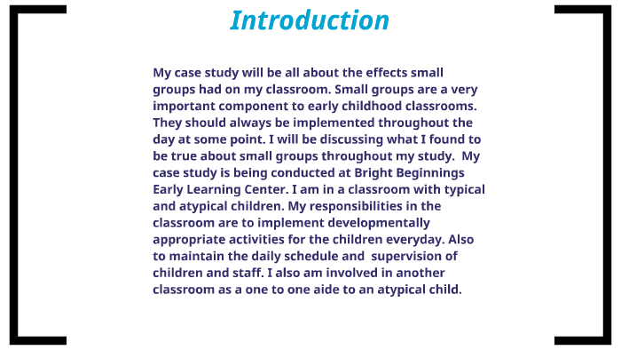 How adding small groups benefit the classroom. by Ashley Murtha on Prezi