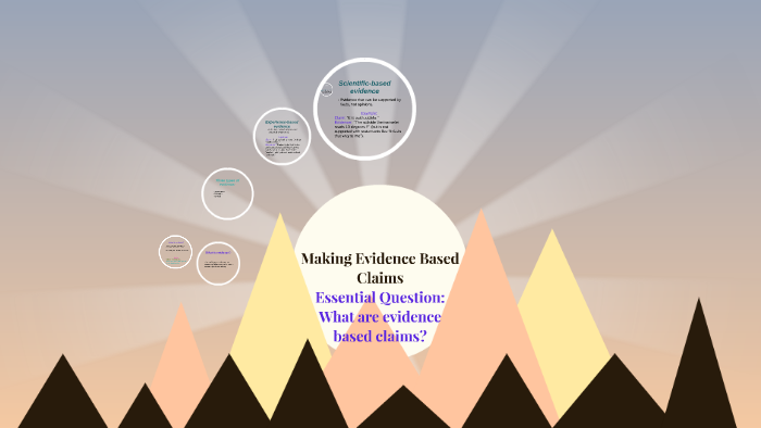 Making Evidence Based Claims by Ally Swisher on Prezi