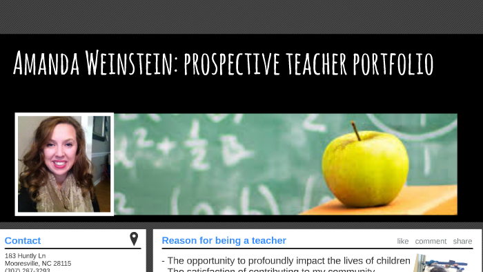 Amanda Weinstein: prospective teacher portfolio by Amanda Weinstein on ...