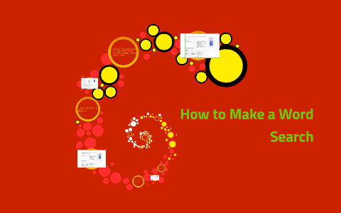 How to Create a Word Search by Lance Brown on Prezi