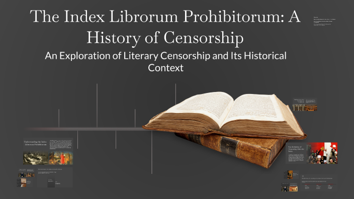 The Index Librorum Prohibitorum: A History of Censorship by Haydon ...