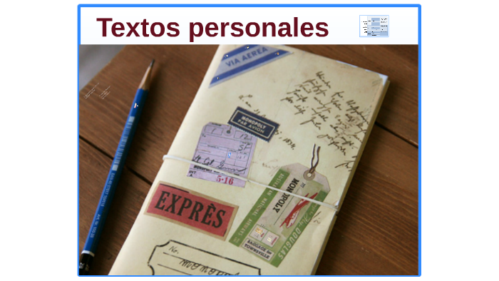 Textos personales by Carlos Rodriguez