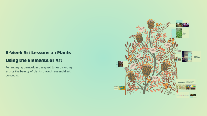 6-Week Art Lessons on Plants Using the Elements of Art by princess ...