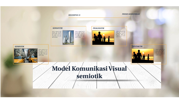 Model Komunikasi Visual semiotik: Semantik Pragmatik, Sintaktik by ...