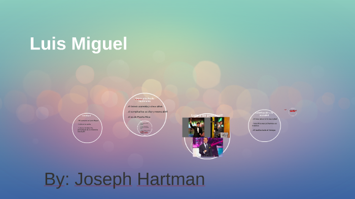 Luis Miguel by Joseph Hartman