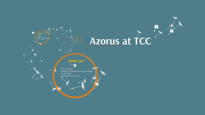 Azorus at Tacoma Community College by Vhonda McElroy on Prezi