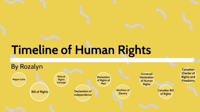 Timeline of Human Rights by on Prezi