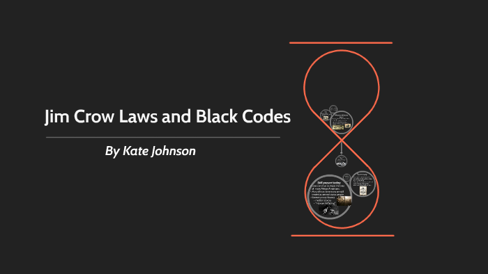 Jim Crow and Black Codes by Kate Johnson on Prezi