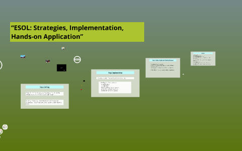 ESOL Strategies, Implementation, and Hands on Application by Betsy ...