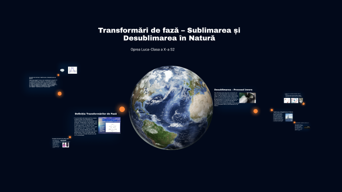 Transformări de fază – Sublimarea și Desublimarea în Natură by LUCA ...