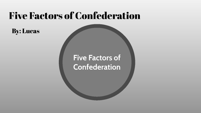 Factors of Confederation poster by Lucas Allison on Prezi