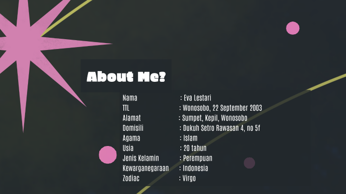 BIODATA KU by Eva Lestari on Prezi