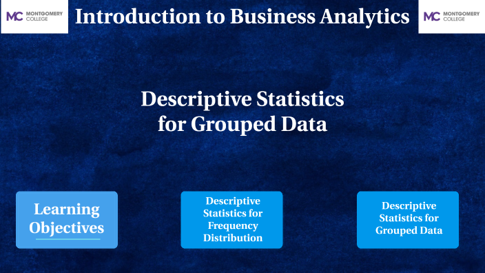 03 Descriptive Statistics Grouped Data: Business Analytics by Angel ... 03 Descriptive Statistics Grouped Data: Business Analytics by Angel ...