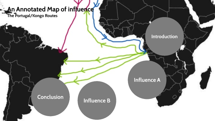 Annotated Map of Influence by on Prezi