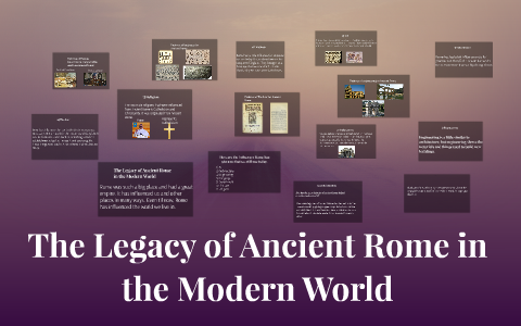 The Legacy of Ancient Rome in the Modern World by Edilore Marana on Prezi